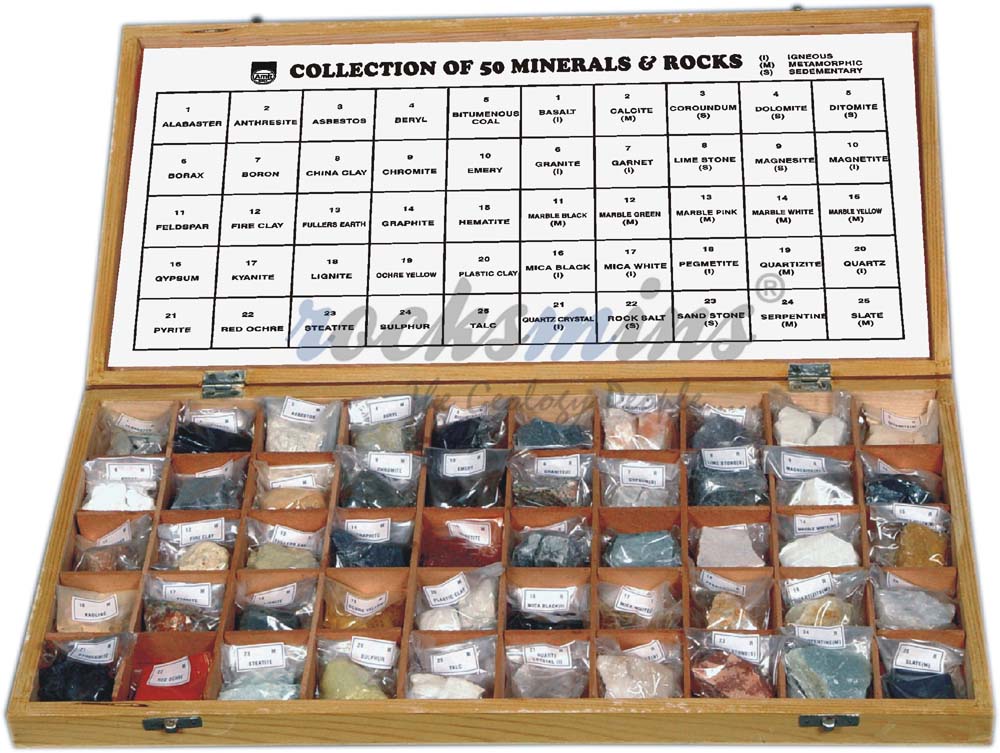 Rocks and Minerals Collection Kit | Rocks and Minerals Sample